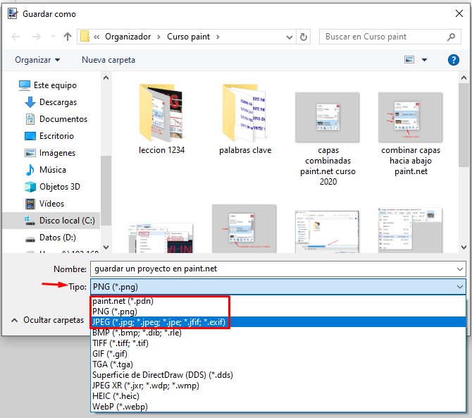 📈Curso edición de imágenes - Guardar Como - Lección 5 -YeaBit