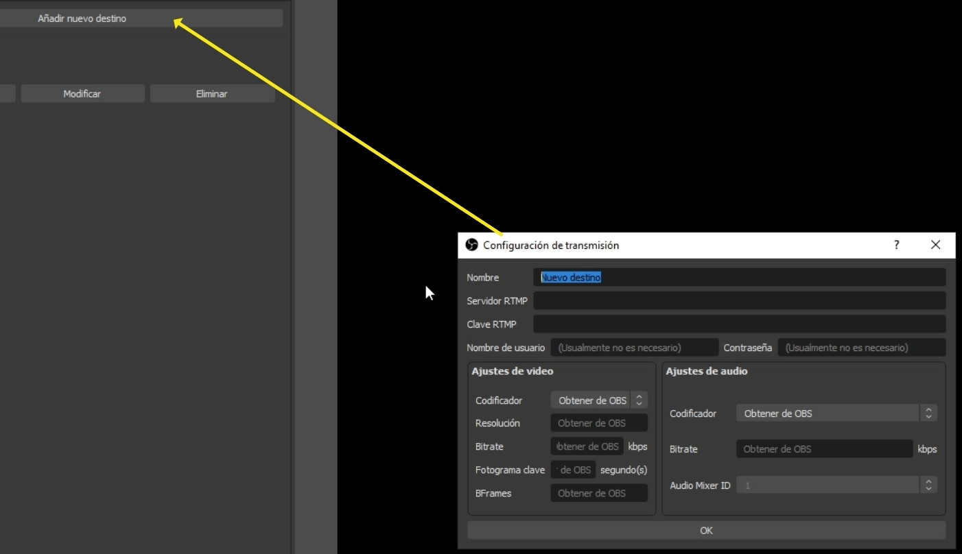 Como hacer streaming en dos plataformas o mas con OBS Studio